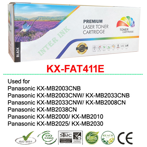 ตลับหมึกเลเซอร์ Panasonic KX-FAT411E (สีดำ) Full Color - หมึกเลเซอร์ ราคาถูก
