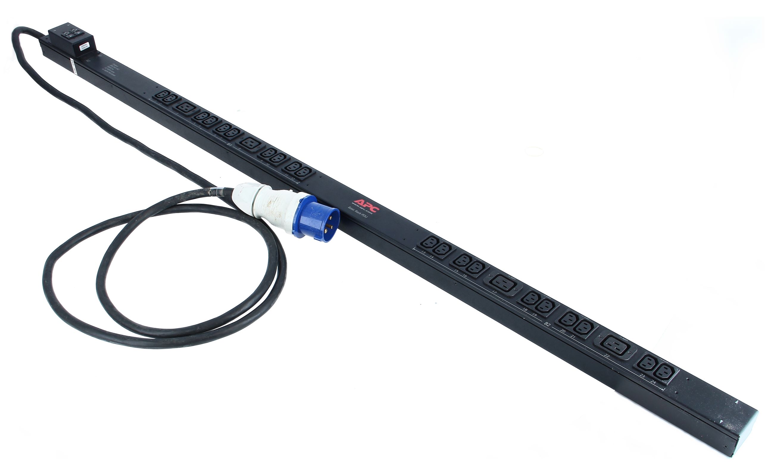 APC | AP7553 Rack PDU, Basic, Zero U, 32A, 230V, (20)C13 & (4)C19 - Sinecon ศูนย์รวมสินค้าไอที ...