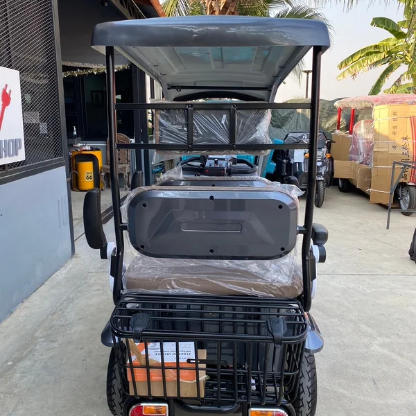 รถไฟฟ้า4ล้อ พร้อมหลังคา EV-04 ขนาด 4ที่นั่ง - อีวี โปรช็อป รถไฟฟ้า