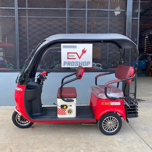 รถสามล้อไฟฟ้า 2 ตอนหลังคาคลุม รุ่น EV G6 - อีวี โปรช็อป รถไฟฟ้า