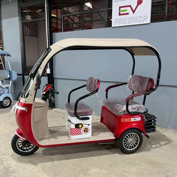 รถสามล้อไฟฟ้า 2 ตอนหลังคาคลุม รุ่น EV G6 - อีวี โปรช็อป รถไฟฟ้า