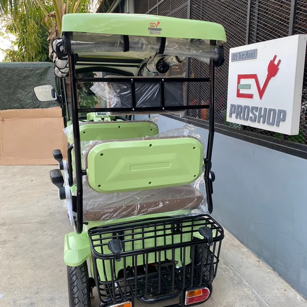 รถไฟฟ้า4ล้อ พร้อมหลังคา EV-04 ขนาด 4ที่นั่ง - อีวี โปรช็อป รถไฟฟ้า