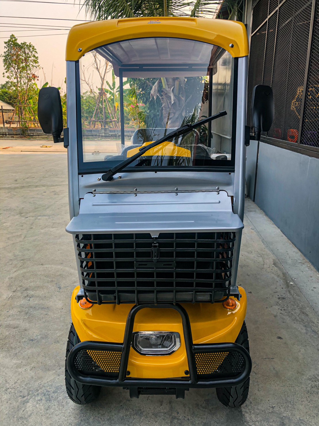 รถไฟฟ้า4ล้อ พร้อมหลังคา EV-04 ขนาด 4ที่นั่ง - อีวี โปรช็อป รถไฟฟ้า