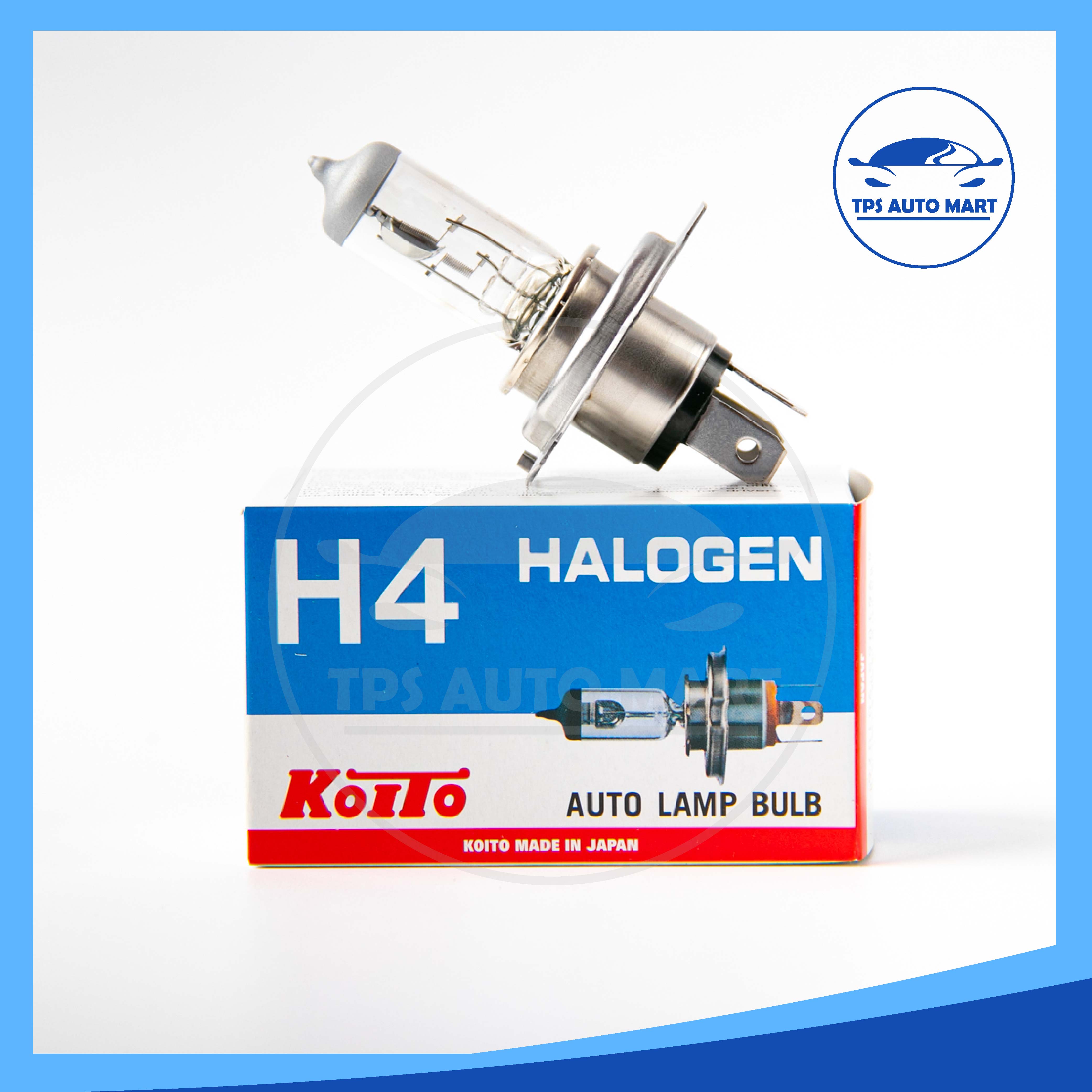 (MADE IN JAPAN) หลอดไฟหน้า H4 12V 60/55W และ 100/90W ยี่ห้อ Koito - TPS AUTOMART จำหน่ายอะไหล่ ...