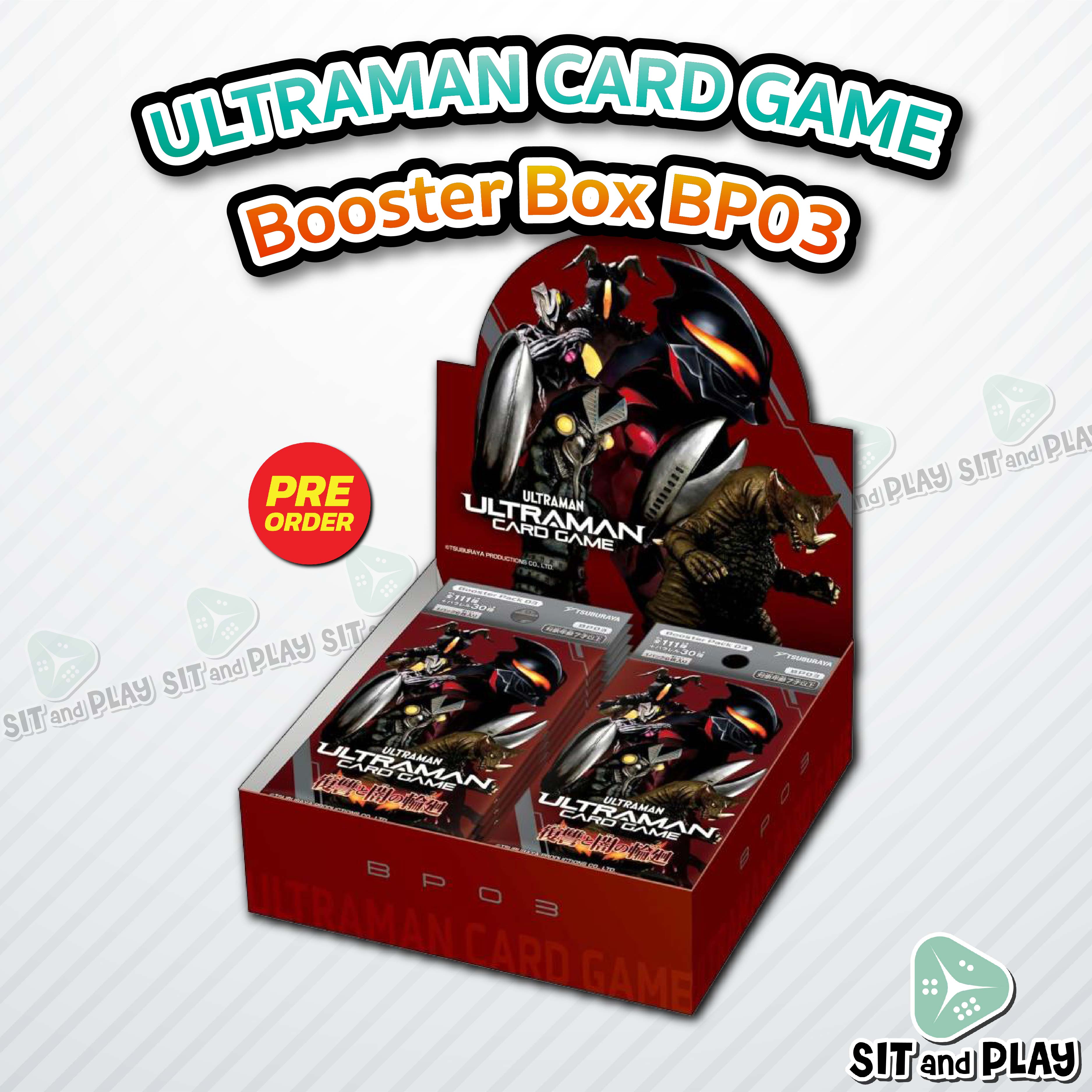 Ultraman Card Game - BP03 Booster Box - Shadow of Undying Vengeance (English) การ์ดเกม อุลตร้า ...
