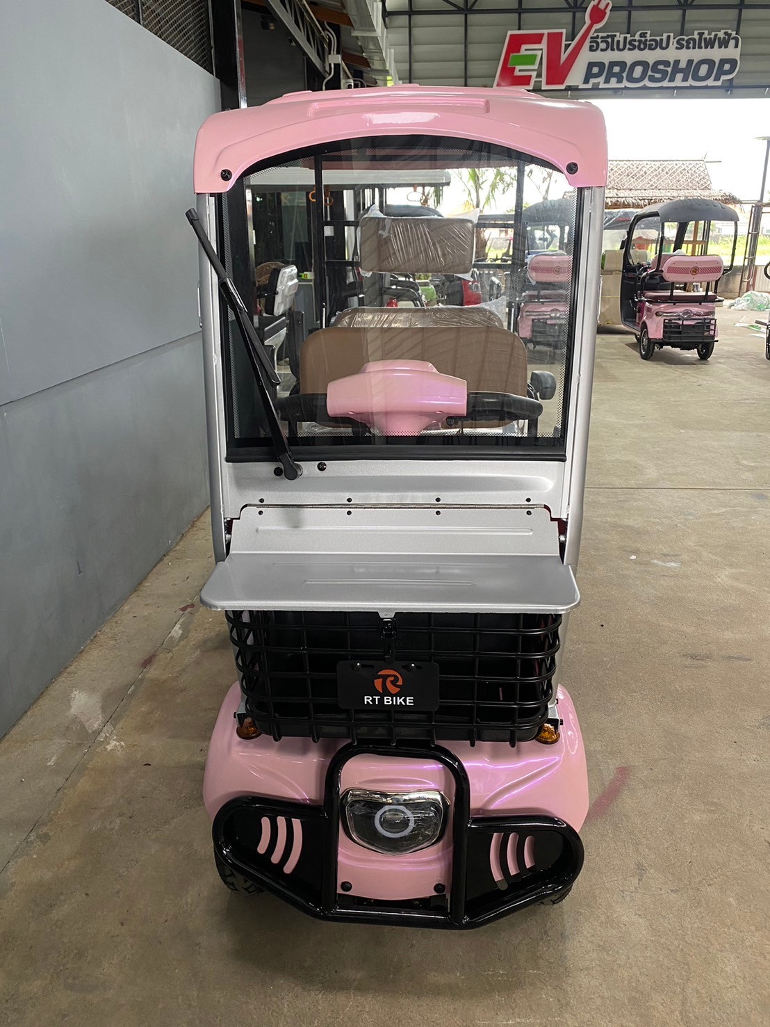 รถไฟฟ้า4ล้อ พร้อมหลังคา EV-04 ขนาด 4ที่นั่ง - อีวี โปรช็อป รถไฟฟ้า