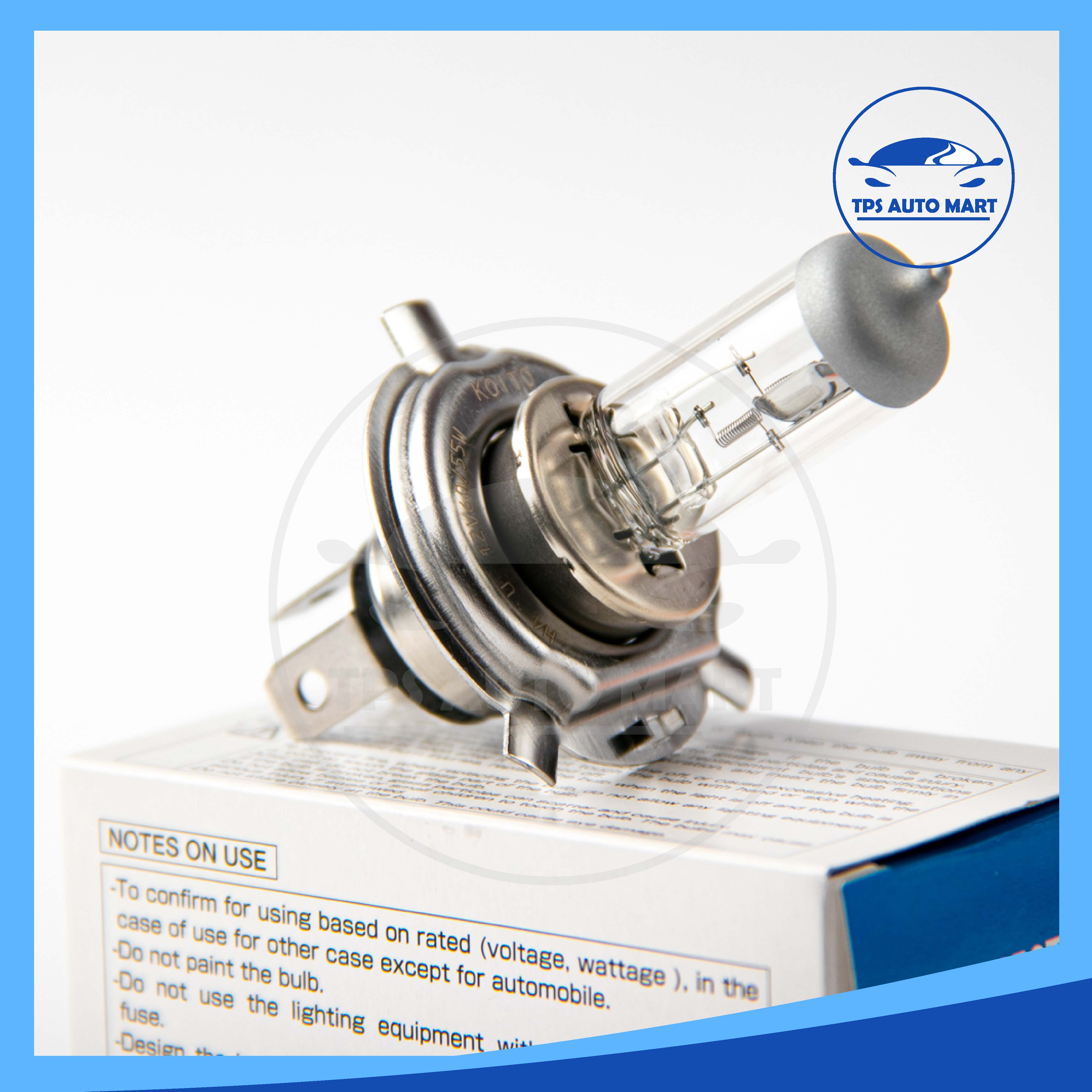 (MADE IN JAPAN) หลอดไฟหน้า H4 12V 60/55W และ 100/90W ยี่ห้อ Koito - TPS AUTOMART จำหน่ายอะไหล่ ...