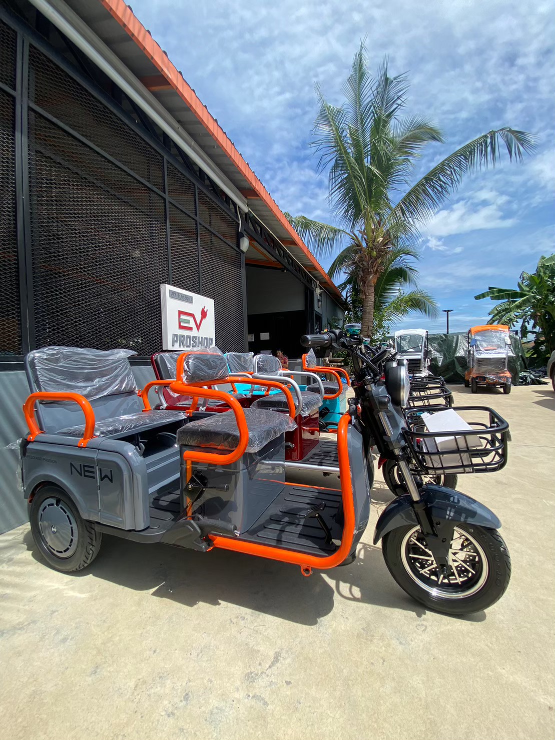 รถสามล้อไฟฟ้า กระบะบรรทุก อเนกประสงค์1200W 60V รุ่น MT1200 - อีวี โปรช็อป รถไฟฟ้า